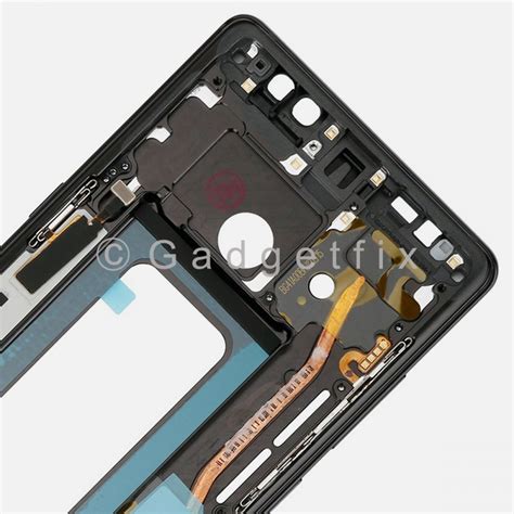 Black Samsung Galaxy Note 8 LCD Holder Middle Housing Frame Bezel Mid Chassis 371626161434