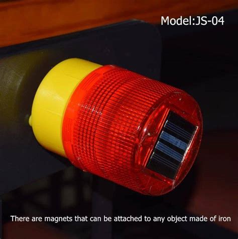 Solar LED Flashing Warning Light Magnetic Type Lazada PH