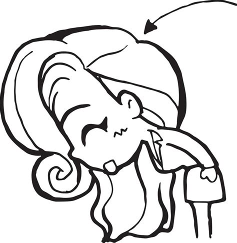 Office Girl Cartoon Doodle Kawaii Anime Coloring Page Cute Illustration