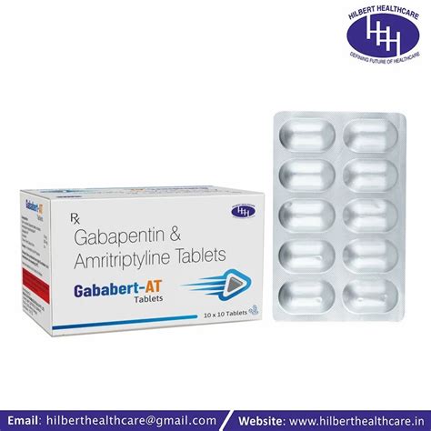 Gabapentin 300mg And Amitriptyline 10mg Tablets At Rs 2100box