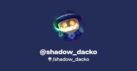 Shadow Dacko Twitter Instagram Tiktok Linktree