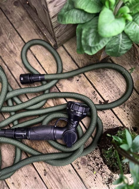 Garden Hose Deluxe Set 15m Or 25m Black By Benson