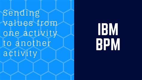 2 Sending Values From One Activity To Another Activity In Ibm Bpm Youtube