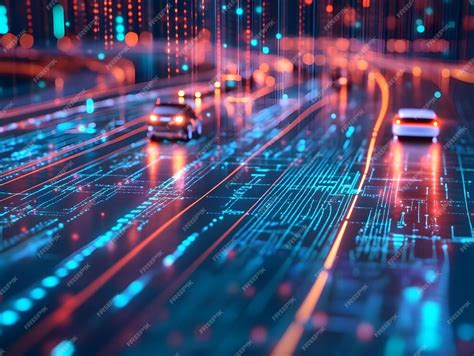 Futuristic Ai Powered Transportation Network Optimizing Urban Traffic
