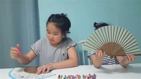 부채에 그림 그리기 Youtube