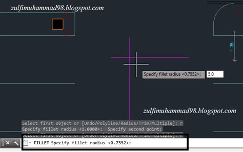 Autocad Indonesia Cara Menggunakan Fillet Dalam Object 2d Di Autocad
