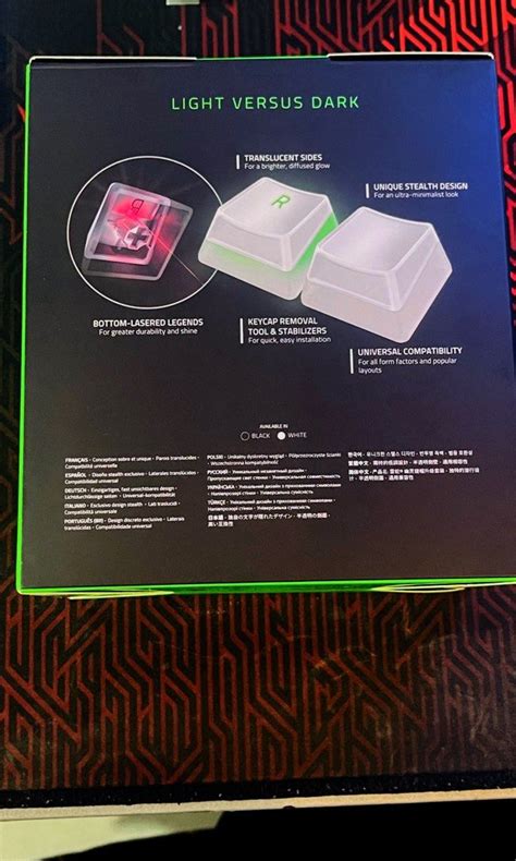 Razer Phantom Keycaps White Computers And Tech Parts And Accessories