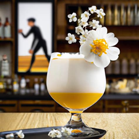 The Elderflower Bourbon Sour Bourbon And Elderflower Cocktail With Egg