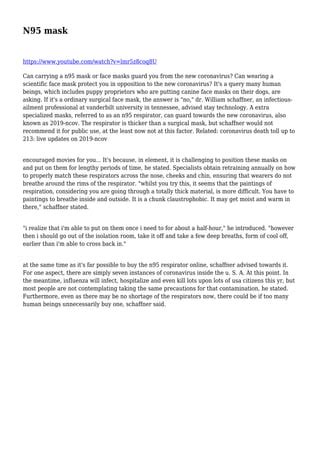 N Mask Pdf