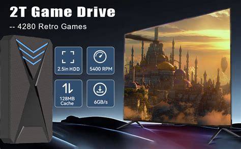 Amazon Com Hyper Base Lbox T Retro Game Console HDD Built In Video Games Hot