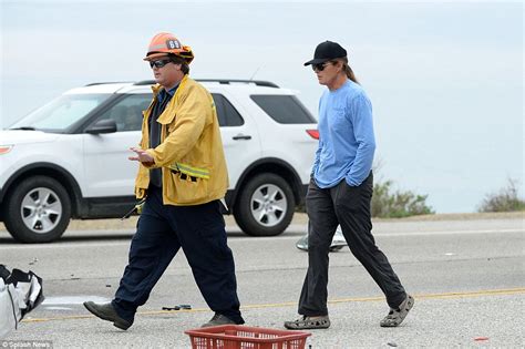 Bruce Jenner Takes Sobriety Test Roadside After He Crashed His Car In