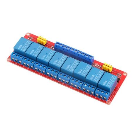 Module Relais DUOKON 8 Canaux Optocoupleur 12V Tension De