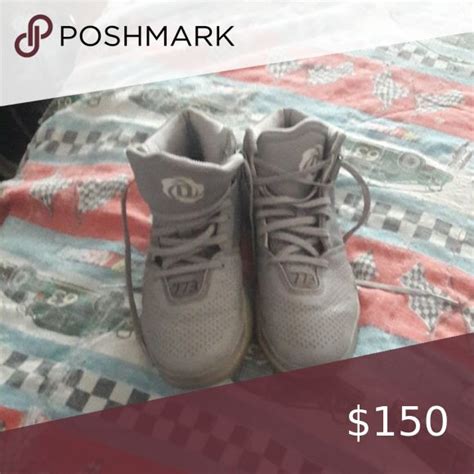 Adidas Damian Lillards Gray White Sneakers