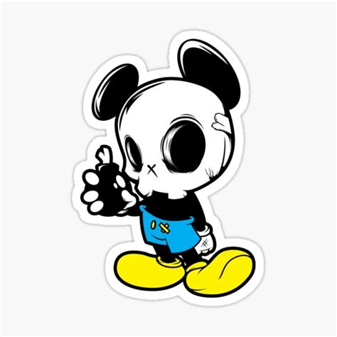 Dead Mouse Sticker For Sale By Swiftyspade Redbubble