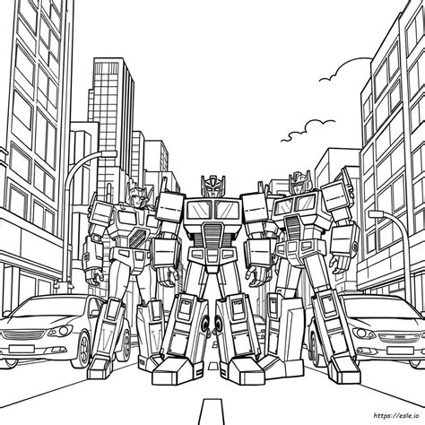 Dibujos De Transformers Para Colorear