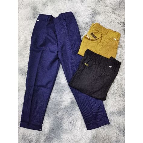 School Slack Uniform With Garterize Waistline Back Shopee Philippines