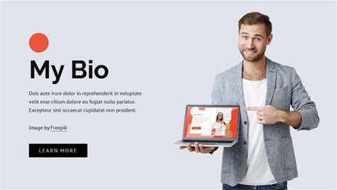 A Freelance Bio Html Template By Nicepage