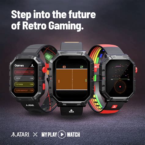 Atari 2600 My Play Smartwatch Plays Classic Games And Tracks Fitness The Green Head
