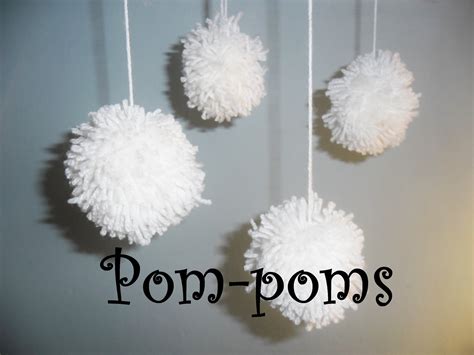 Pom Poms 4 Steps Instructables