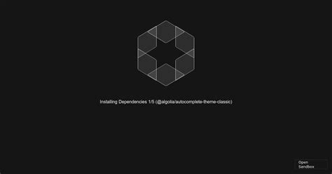 Algoliaautocomplete Example Starter Codesandbox