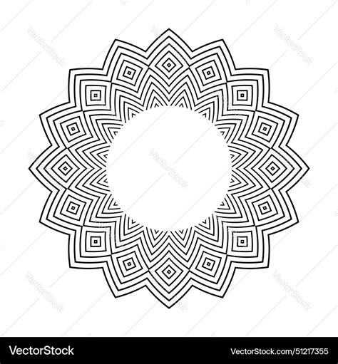 Radial Pattern Royalty Free Vector Image Vectorstock