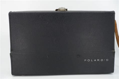 Original Vintage Leather Polaroid Camera Box Case Black Etsy