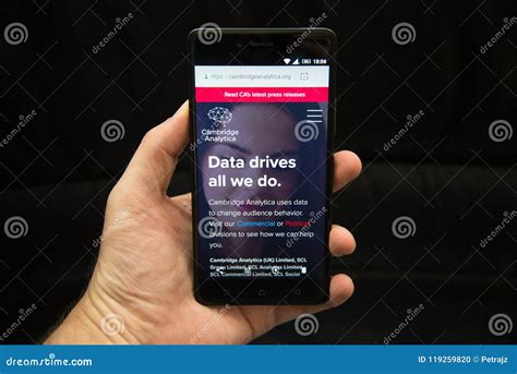 Cambridge Analytica Logo Editorial Image 117018368