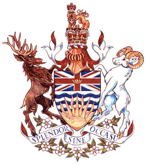 Province Of British Columbia The Governor General Of Canada