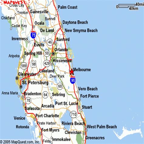 Map Of Florida With Vero Beach 2024 Schedule 1