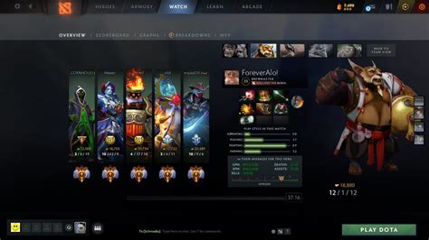 Dota 2 Replay 7 36c Offlane Brewmaster Top Core YouTube