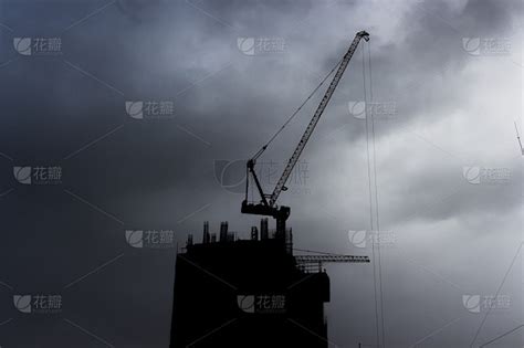 轮廓建筑起重机