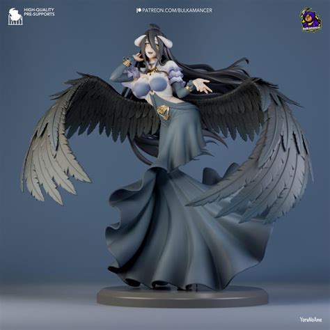 Albedo Overlord Figurine Etsy