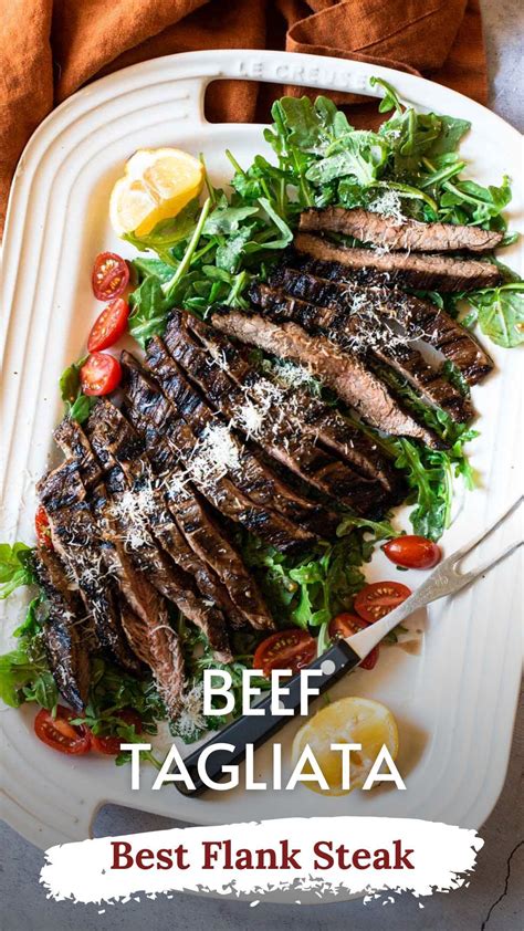 Beef Tagliata Italian Steak Dinner Receita