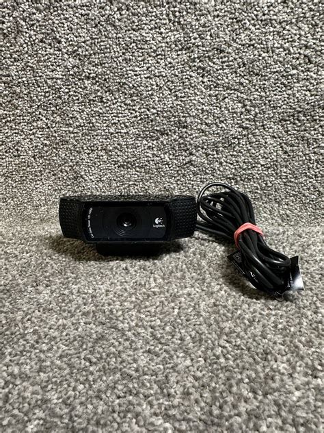 Used Logitech C920 V U0028 Webcam Carl Zeiss Tessar Lens 1080p Full Hd