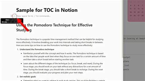 How To Add Table Of Contents In Notion Desktop Mobile
