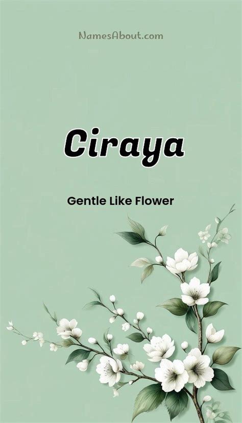 Ciraya Name Meaning And Origins Nicknames Sibling Ideas