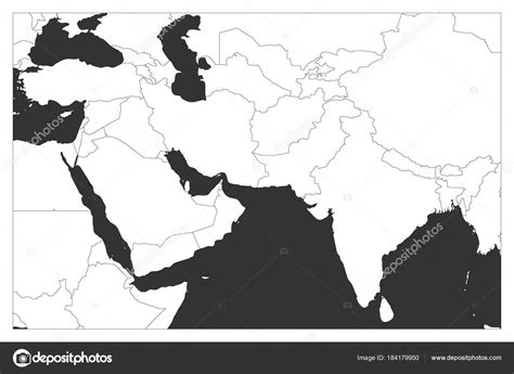 Facile Cartina Muta Medio Oriente Idee Cartina Geografica Mondo