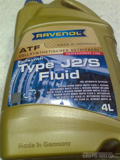 OLEJ RAVENOL ATF TYPE J S FLUID L RENAULT MATIC J DO SKRZYNI AJ Wrocław Autogielda pl