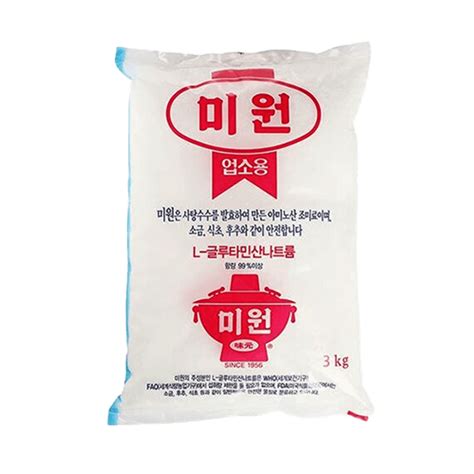 차별화상회 대상 미원 업소용 3kgea