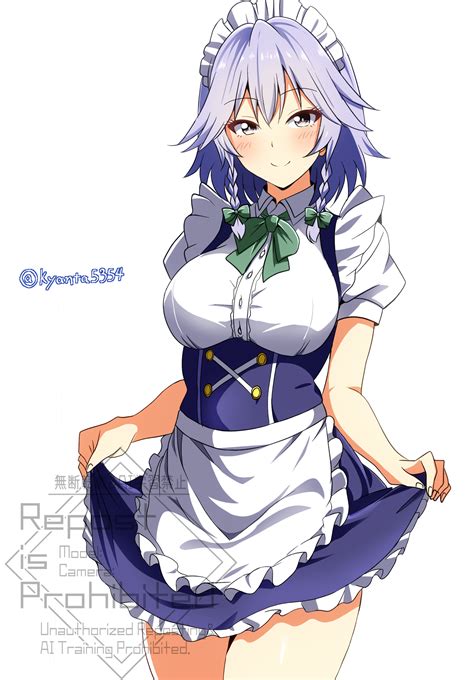 Izayoi Sakuya Touhou Drawn By Kyanta Danbooru