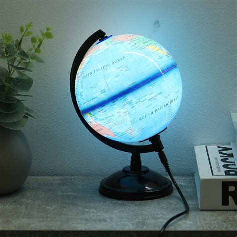 Terrestrial Earth Globe World Map With Stand Geogr Grandado