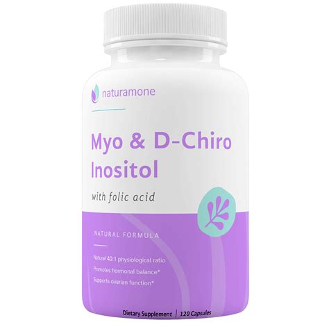 Buy Myo Inositol And D Chiro Inositol Blend With 100 Of Daily Folate 401 Physiological Ratio