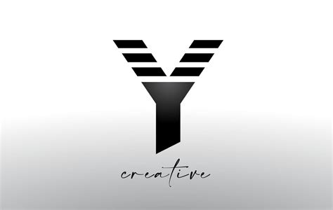 Diseño Del Logotipo De La Letra Y De Las Líneas Con Líneas Creativas