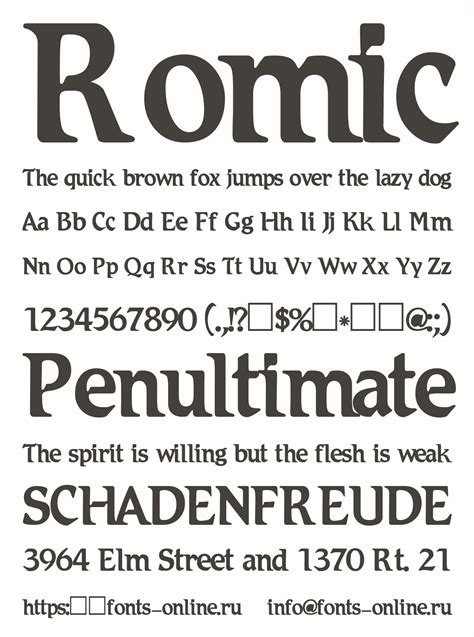 Romic Font