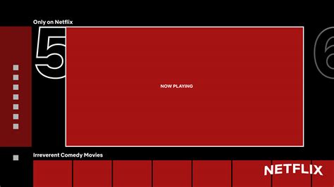 netflix ui template behance