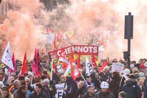 Mass Protests Across France Condemn Macron Attack On Pension System