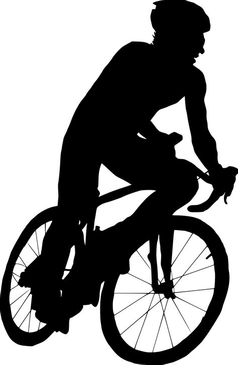 5 Bicycle Ride Silhouette Side View PNG Transparent OnlyGFX