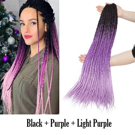 Dark Purple Senegalese Twists