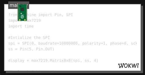 Led Dot Matrix Display Wokwi Esp32 Stm32 Arduino Simulator