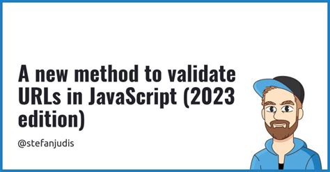 Fayner Brack On Linkedin A New Method To Validate Urls In Javascript